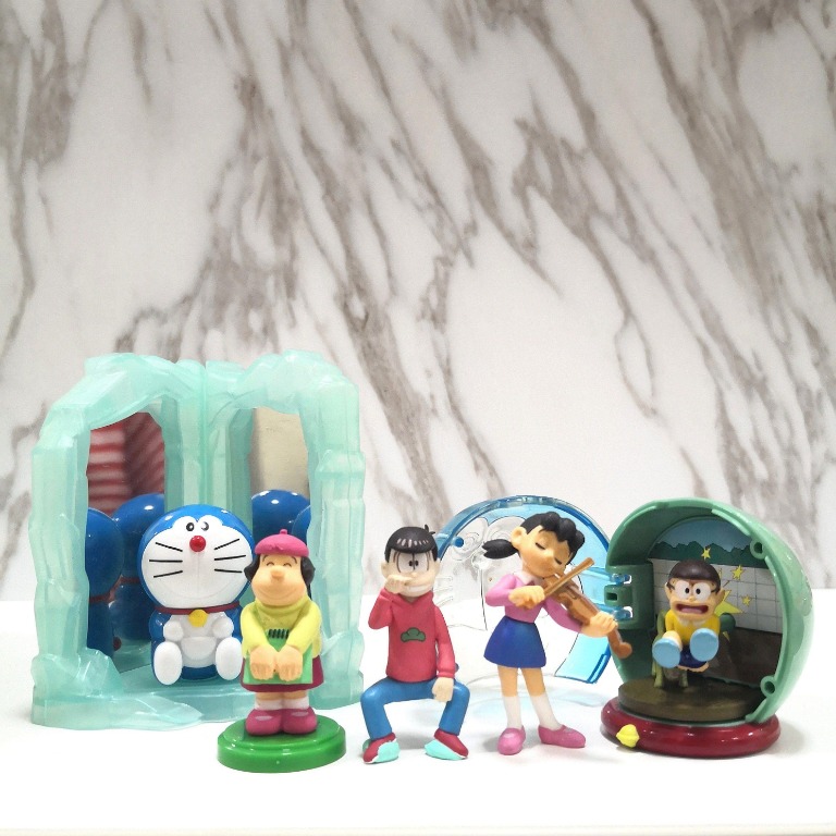 Rare Original Japan Doraemon character toy set, Hobbies & Toys ...