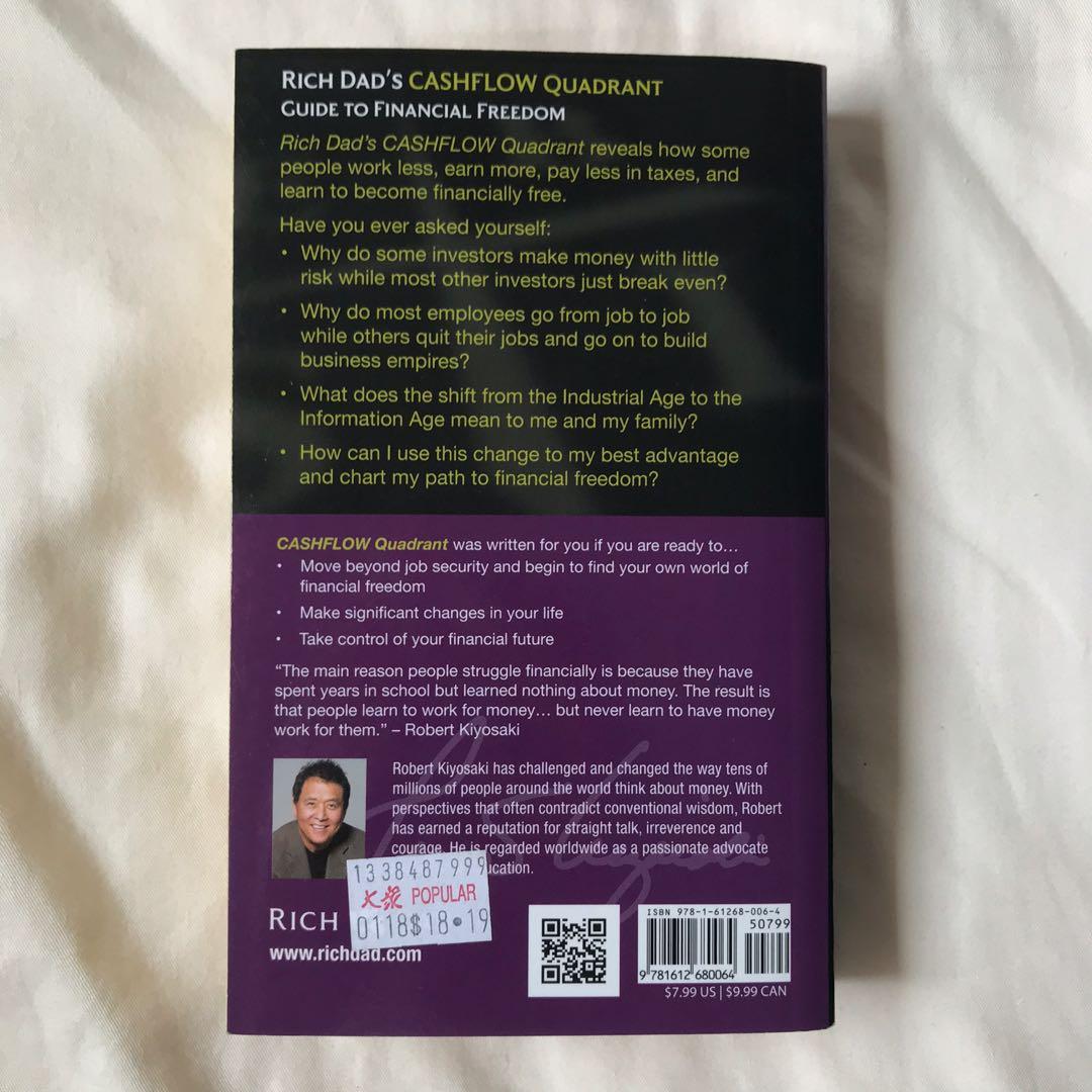 Rich Dads Cashflow Quadrant By Robert T Kiyosaki Hobbies And Toys