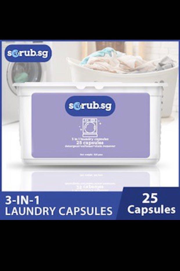 Scrub.sg Laundry Capsules, Furniture & Home Living, Cleaning & Homecare ...