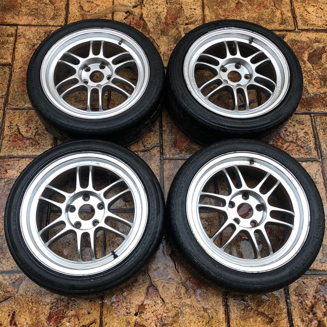 Sport Rim Enkei RPF1 17x7.5jj 5x114, Auto Accessories on Carousell