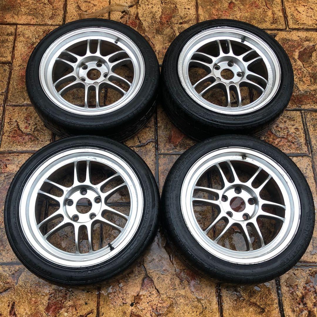 Sport Rim Enkei RPF1 17x7.5jj 5x114, Auto Accessories on Carousell