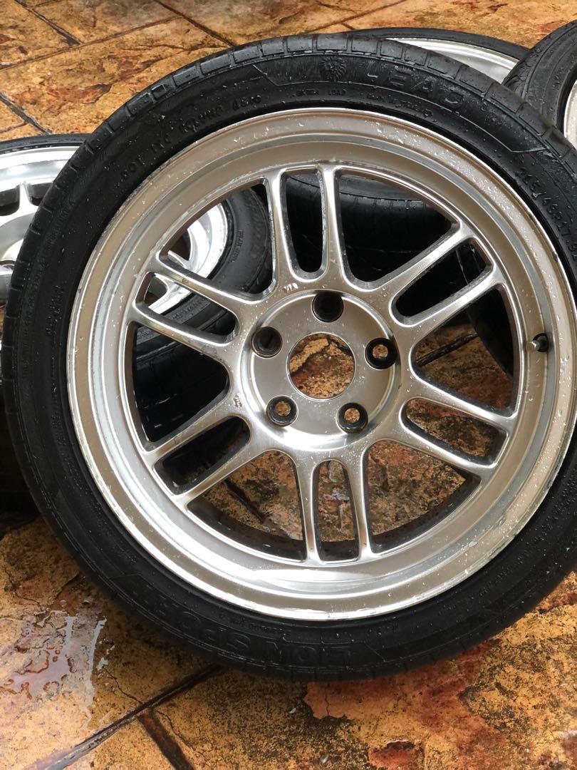 Sport Rim Enkei RPF1 17x7.5jj 5x114, Auto Accessories on Carousell