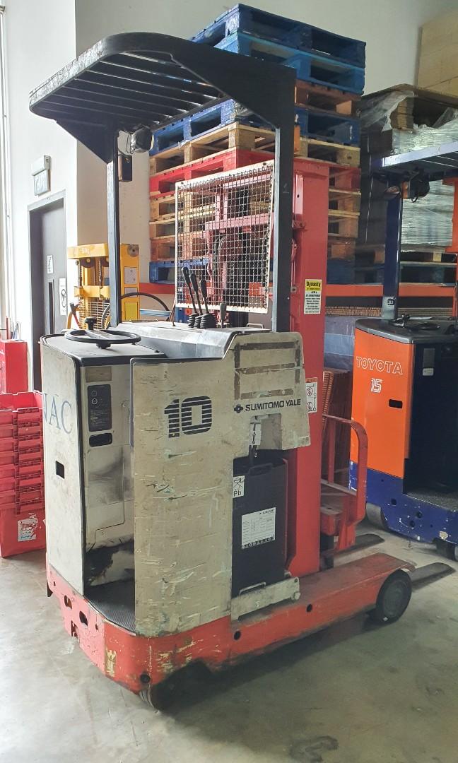 Sumitomo Reach Truck Electric Stacker Forklift 1.0 tonne, Everything ...