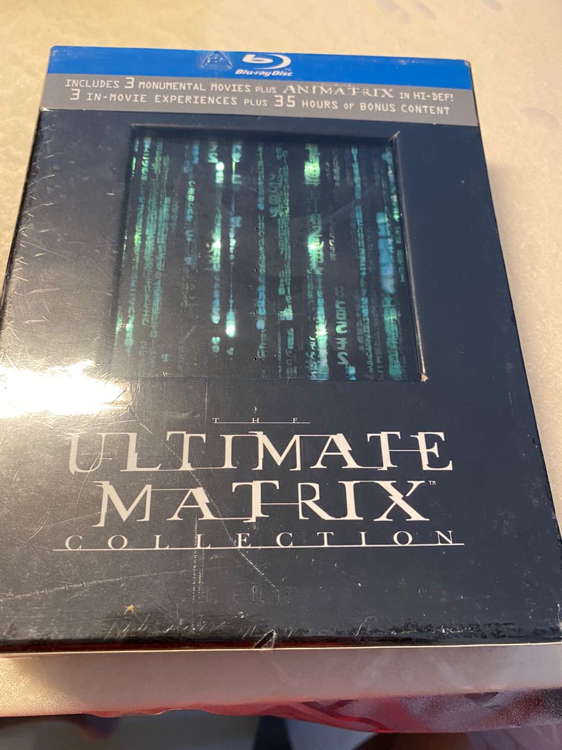 The Ultimate Matrix Blu Ray Collection, Hobbies & Toys, Music & Media ...