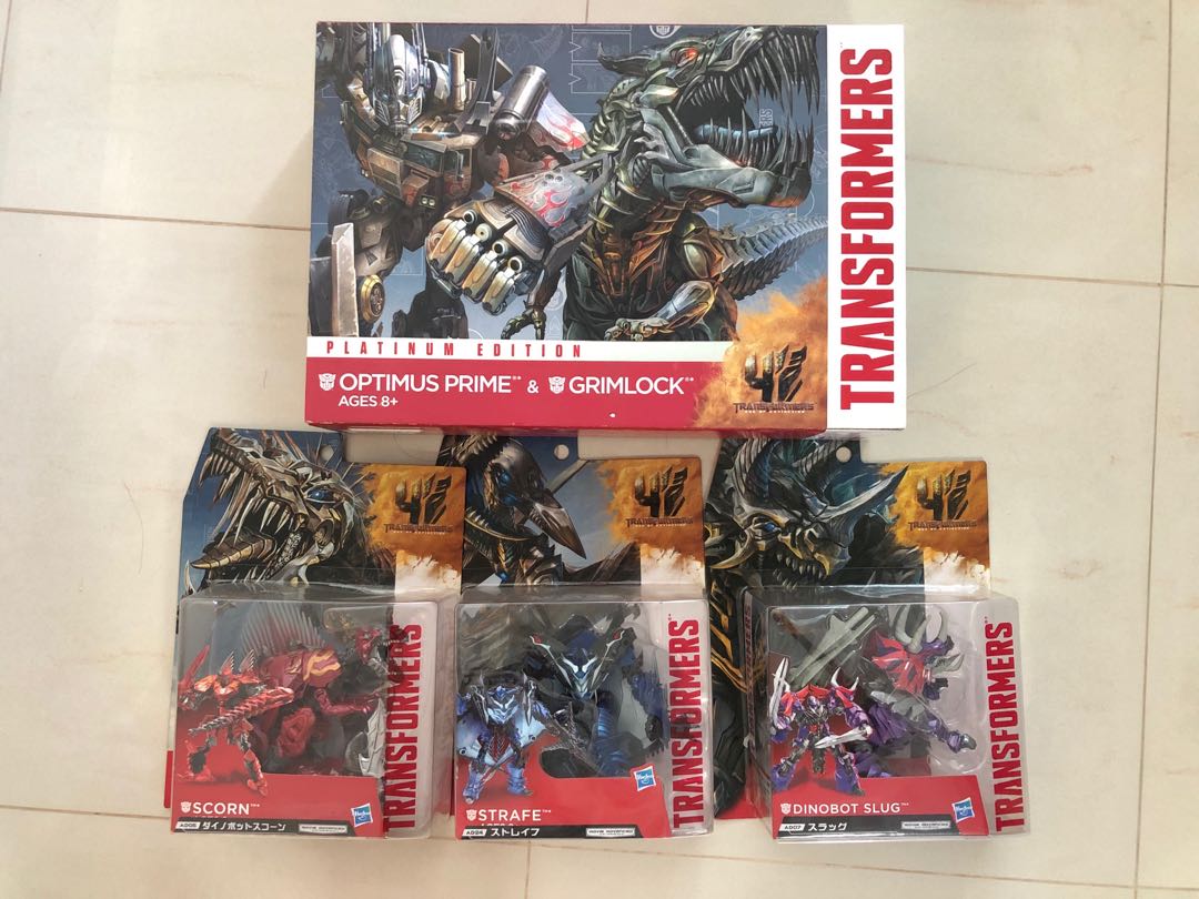 Transformers Age of Extinction Set Optimus Prime and Dinobots, Hobbies ...