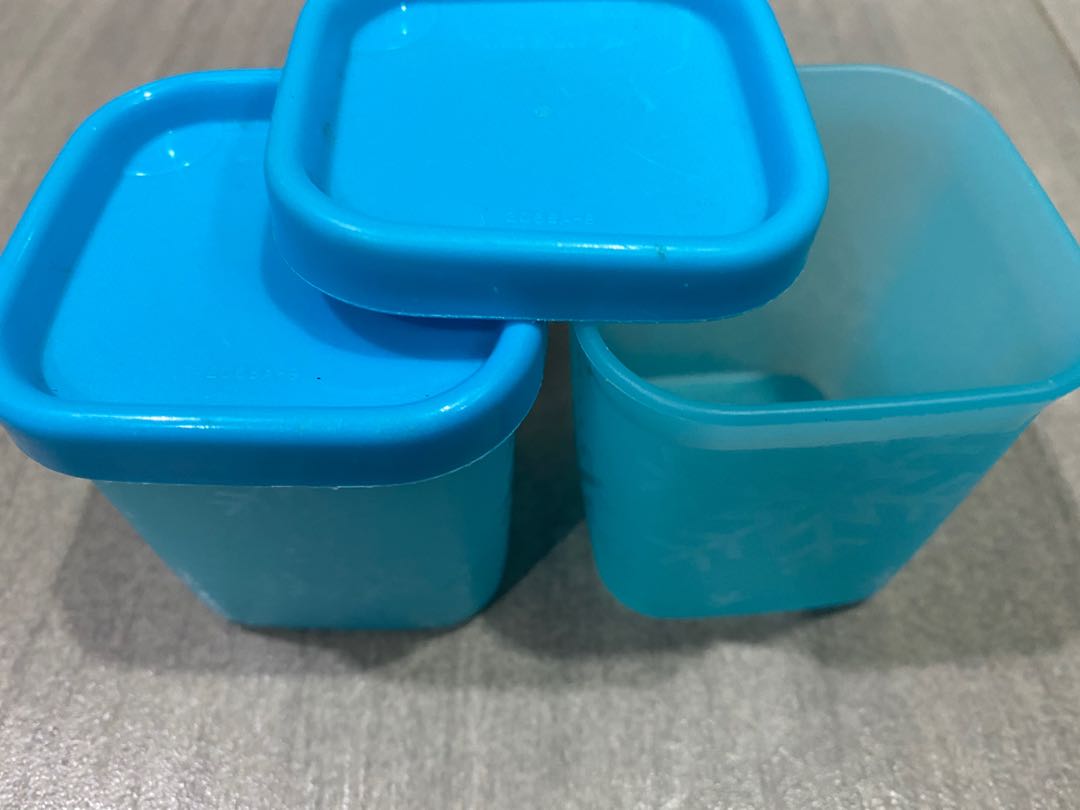 Tupperware square mini container , Food & Drinks, Packaged & Instant ...