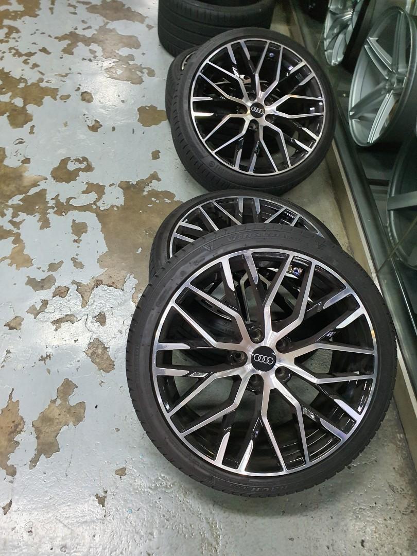 Used 19 rims replica R8 designed, Car Accessories, Tyres & Rims on ...