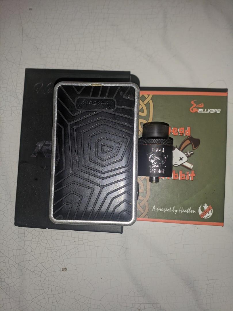 Vape mod Hotcig R233 + Dead Rabbit, Elektronik, Lainnya di Carousell