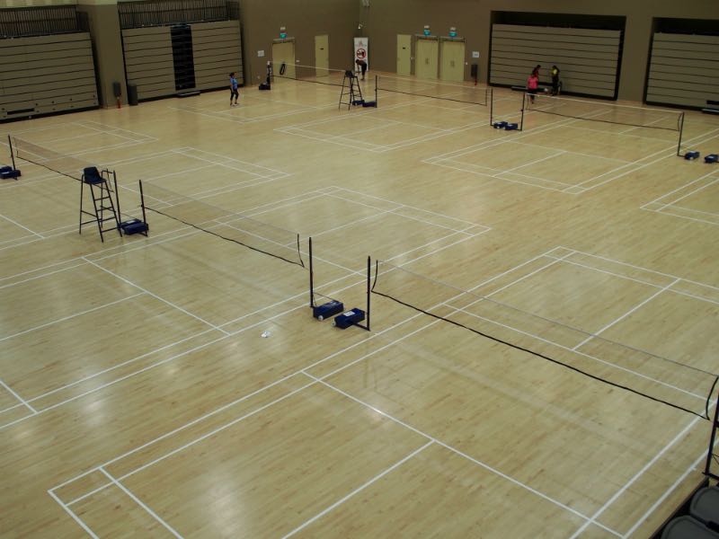 25 June Tampines Hub Badminton Court, Sports Equipment, Sports & Games ...