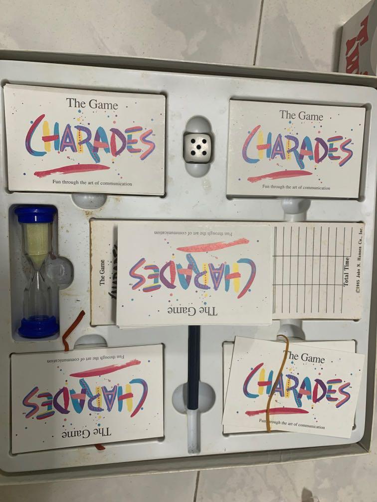 4 games, charades, Pictionary junior+adult cards, twister, Hobbies ...