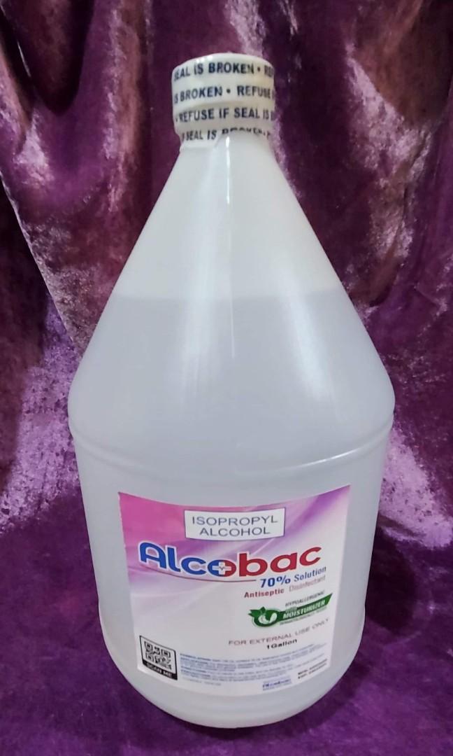 Alcobac Isopropyl and Ethyl Alcohol, Beauty & Personal Care, Sanitizers ...
