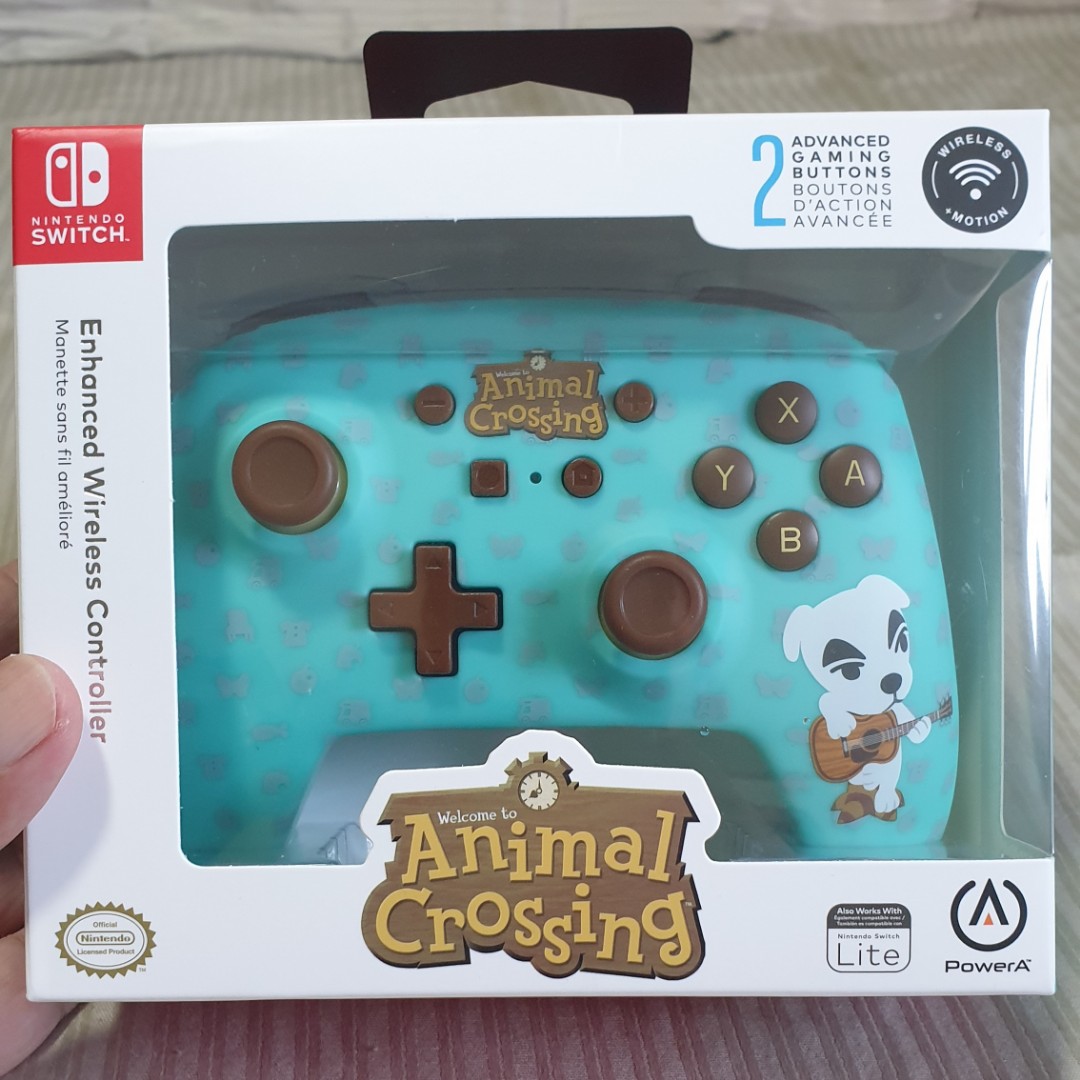 Animal Crossing PowerA Wireless Controller for Nintendo Switch, Video ...