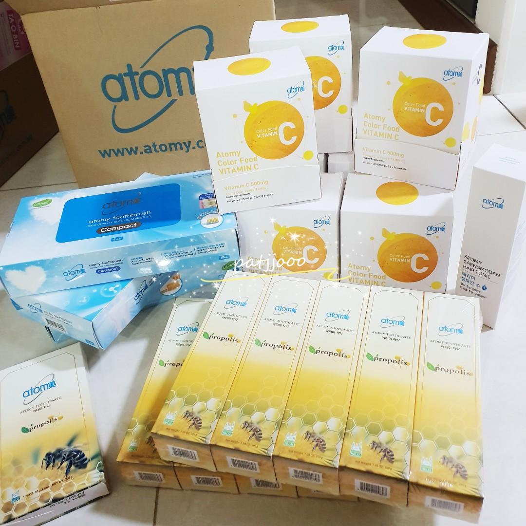 Atomy Color Food Vitamin C Toothbrush Toothpaste, Beauty & Personal Care, Oral Care on Carousell