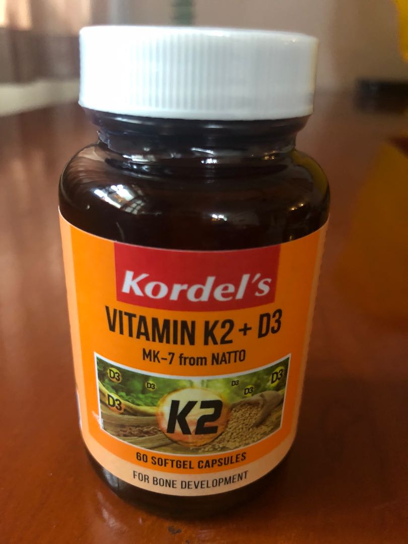 Authentic Kordels Vitamin K2 + D3 60's (Expiry Date: 10/2020 ...