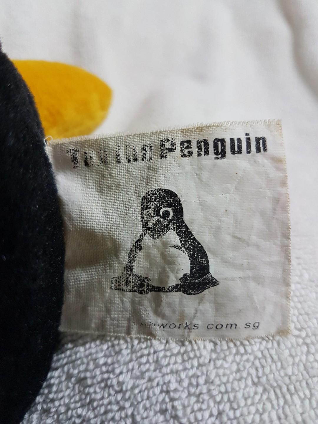 Authentic Rare Vintage Official Linux Tux the Penguin Plush Soft Toy, Hobbies & Toys ...