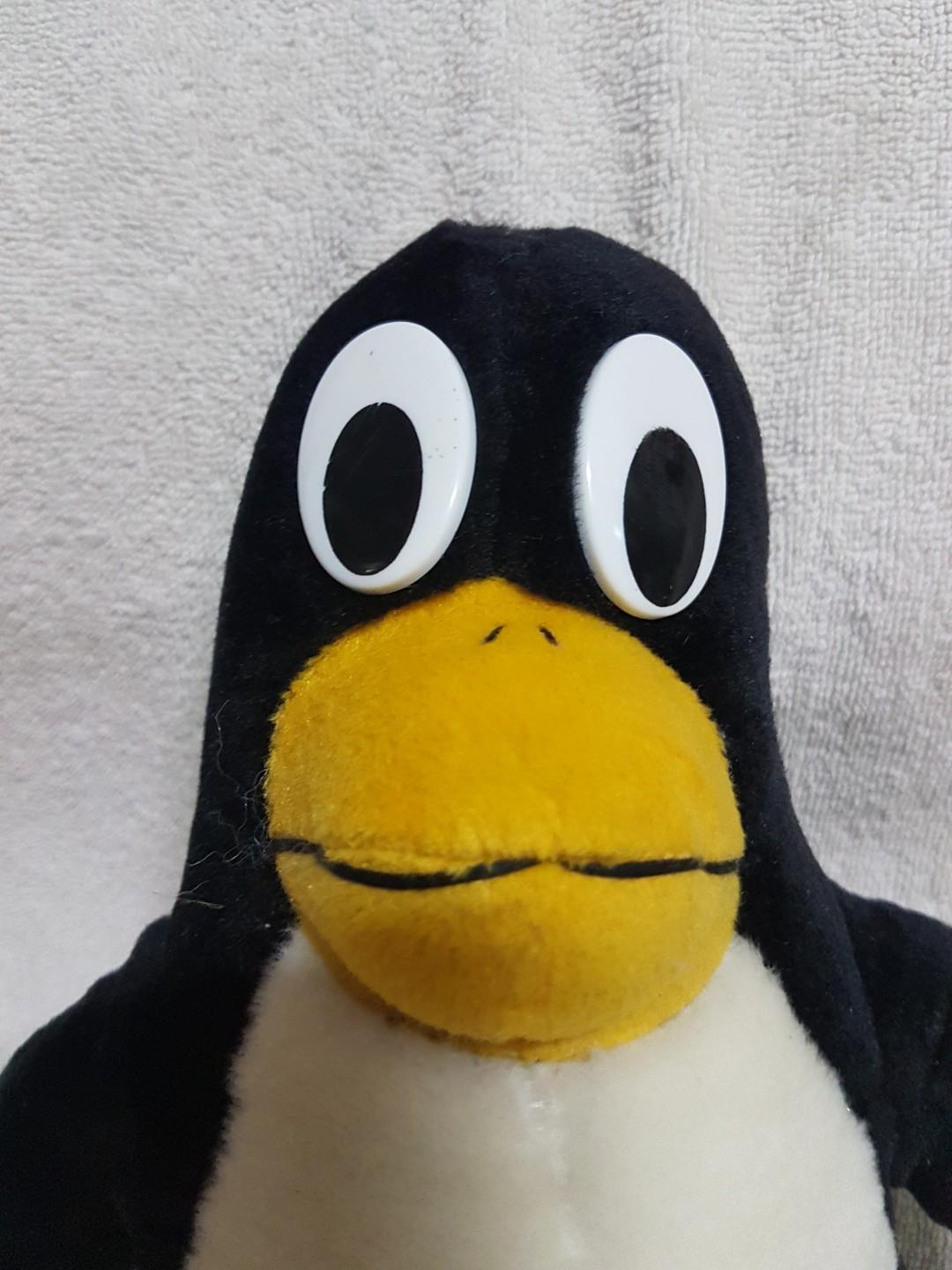 Authentic Rare Vintage Official Linux Tux the Penguin Plush Soft Toy ...