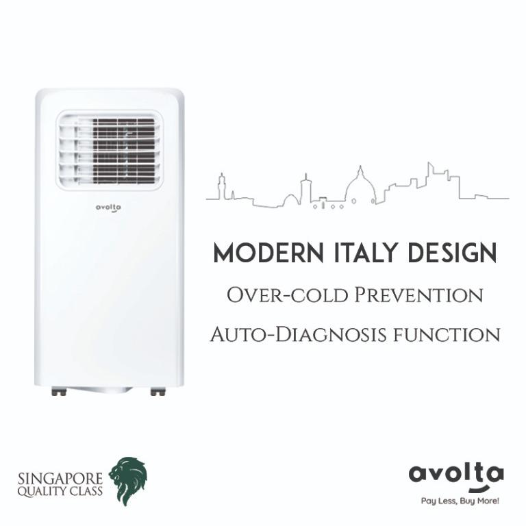 Avolta 3-in-1 Portable Aircon A007E-10C ~ 10000 Btu (6 Years Compressor ...