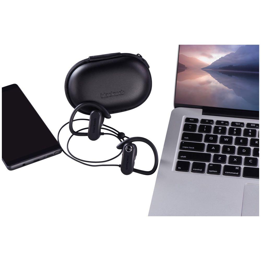Blackweb Over The Ear Sport Bluetooth Headphones and Built-in ...