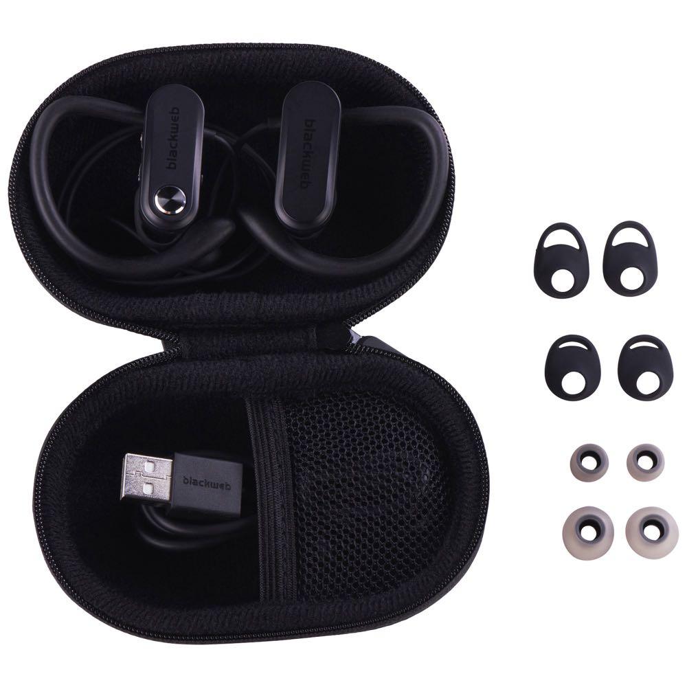 Blackweb Over The Ear Sport Bluetooth Headphones and Built-in ...