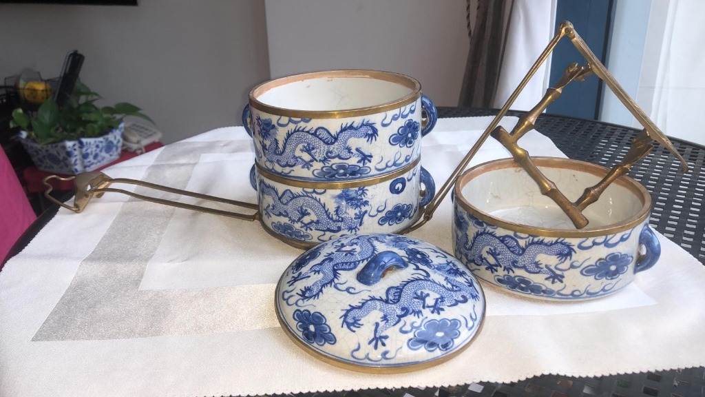 Ceramic Tiffin Carrier, Furniture & Home Living, Home Decor, Vases ...