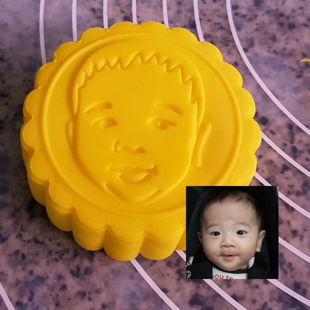 Custom Portrait Face mooncake mould, Everything Else on Carousell