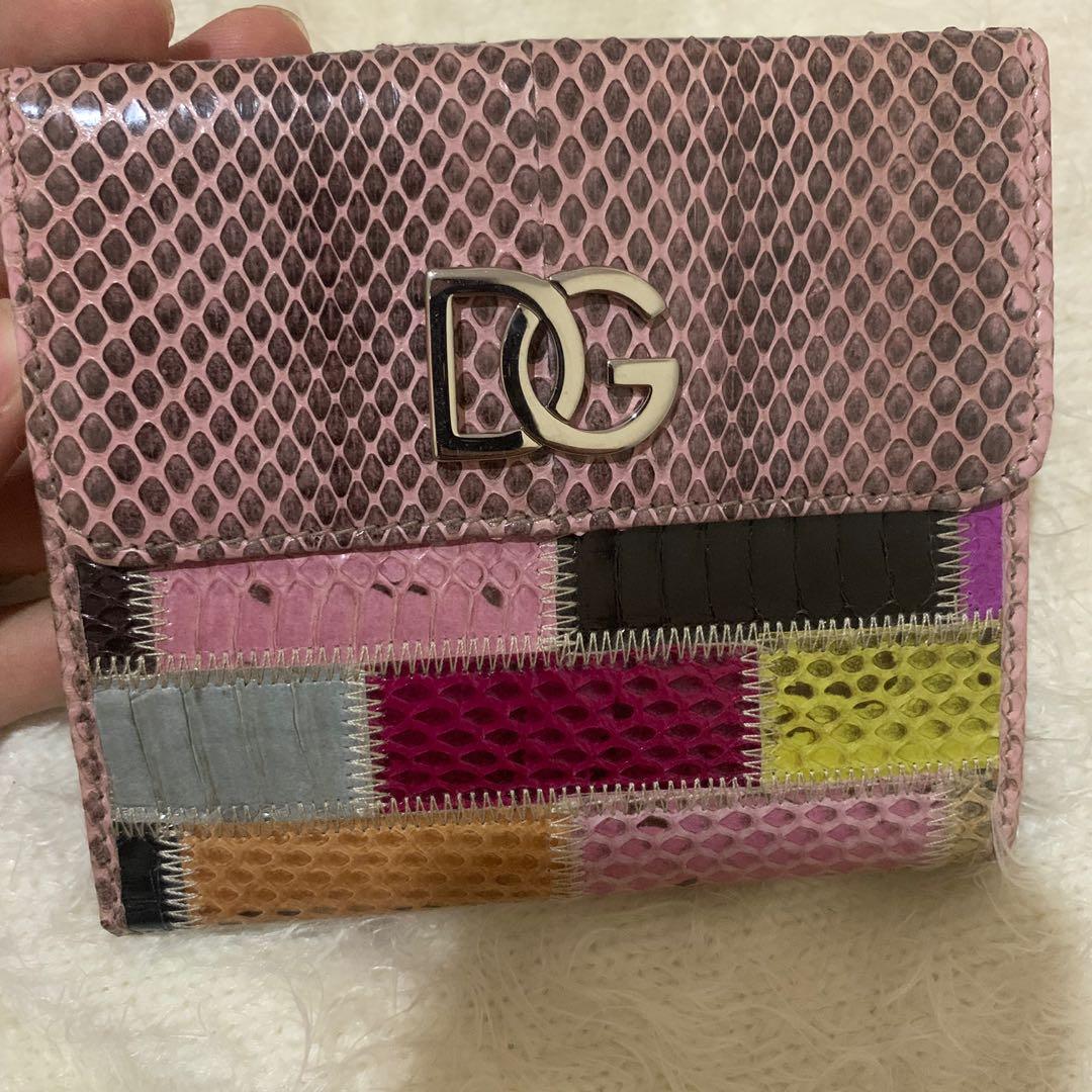 dompet Dolce Gabbana authentic original snake skin, Fesyen Wanita, Tas ...