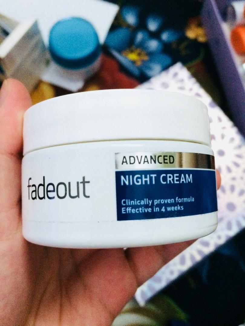 Fadeout advanced night cream, Beauty & Personal Care, Bath & Body, Body ...