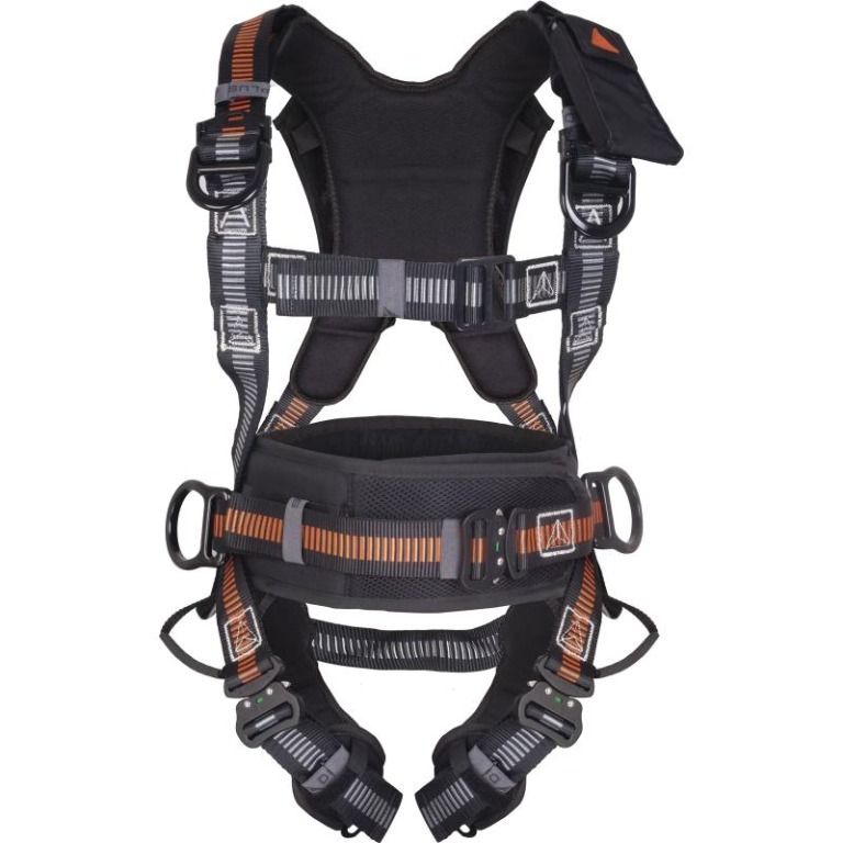 FALL ARRESTER HARNESS WITH BELT - 5 ANCHORAGE POINTS WITH SOFT PADDING ...