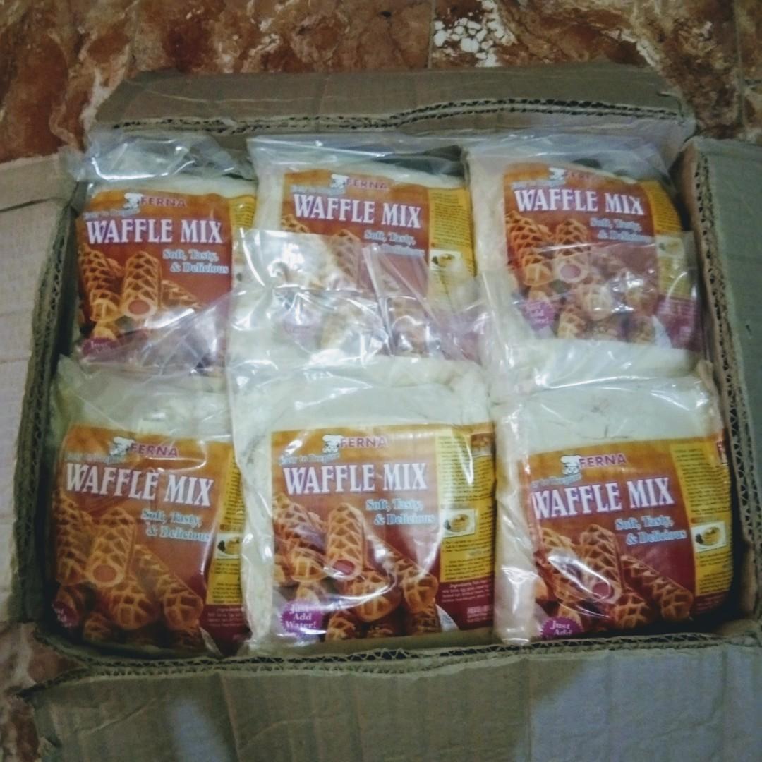 FERNA WAFFLE MIX for PANCAKE or WAFFLE HOTDOG 1kg., Food & Drinks ...