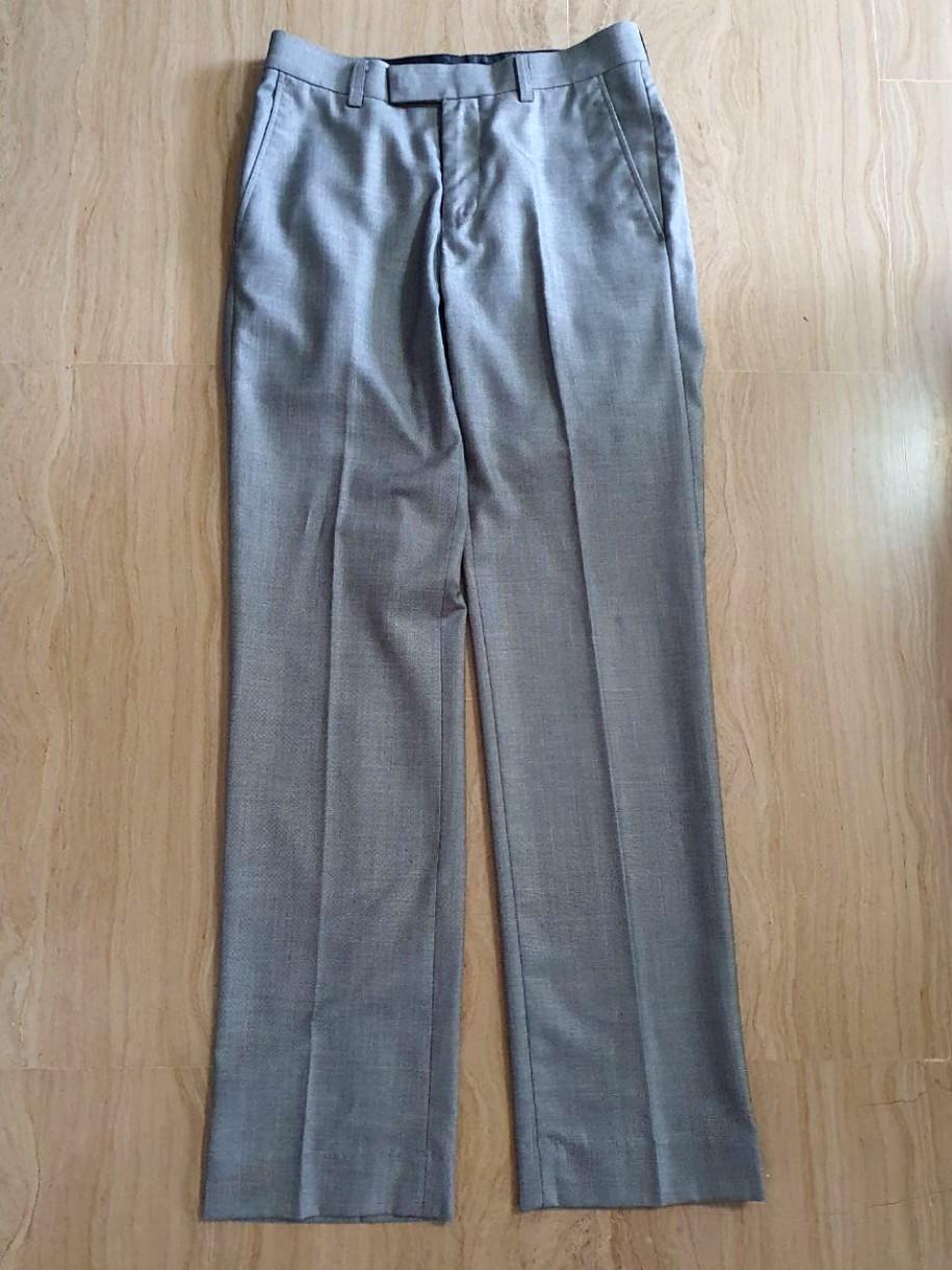 Ferragus formal grey pants, Men's Fashion, Bottoms, Trousers on Carousell