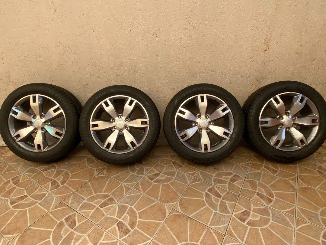 Ford Everest Titanium 20” mags and tires, Car Parts & Accessories, Mags ...