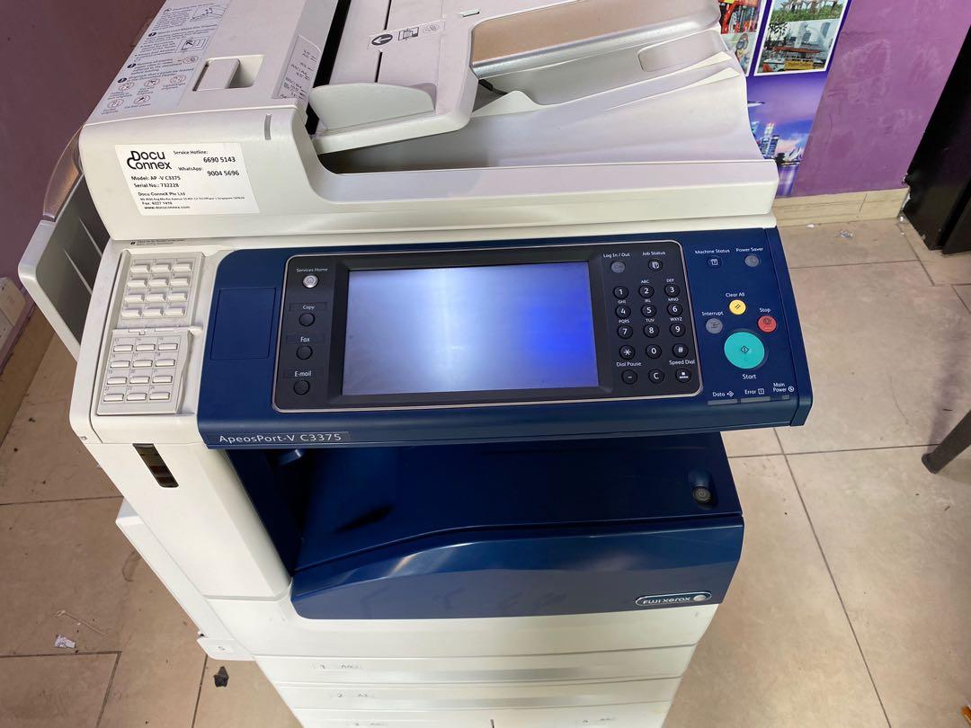 Fuji xerox apeosport-v c3375, Computers & Tech, Printers, Scanners & Copiers on Carousell