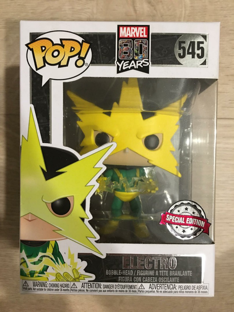 Funko Pop - Marvel Electro, Hobbies & Toys, Toys & Games on Carousell