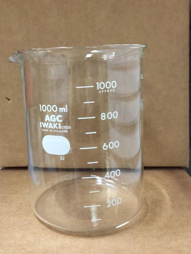 Glass Beaker 1L, Furniture & Home Living, Home Improvement ...