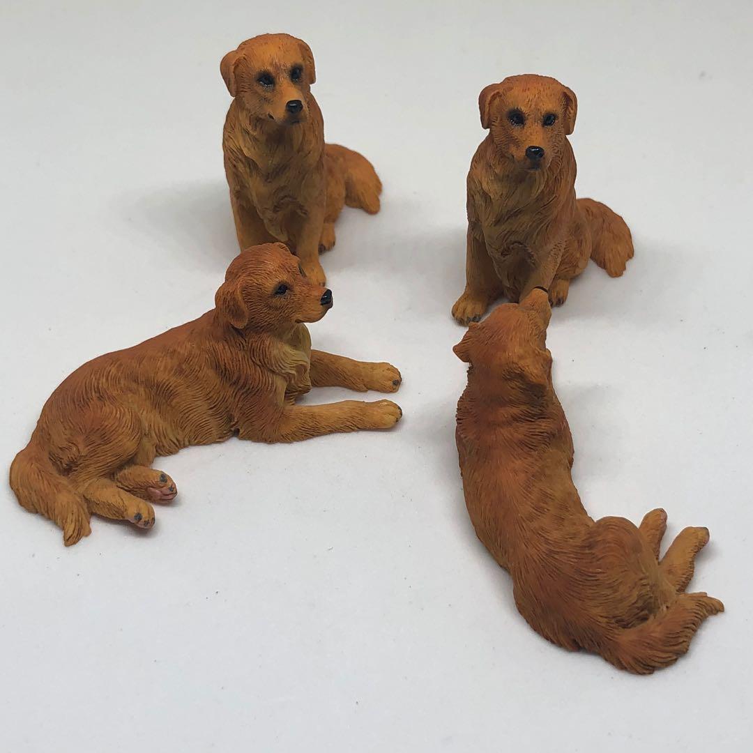 Golden Retriever figurine, Hobbies & Toys, Toys & Games on Carousell