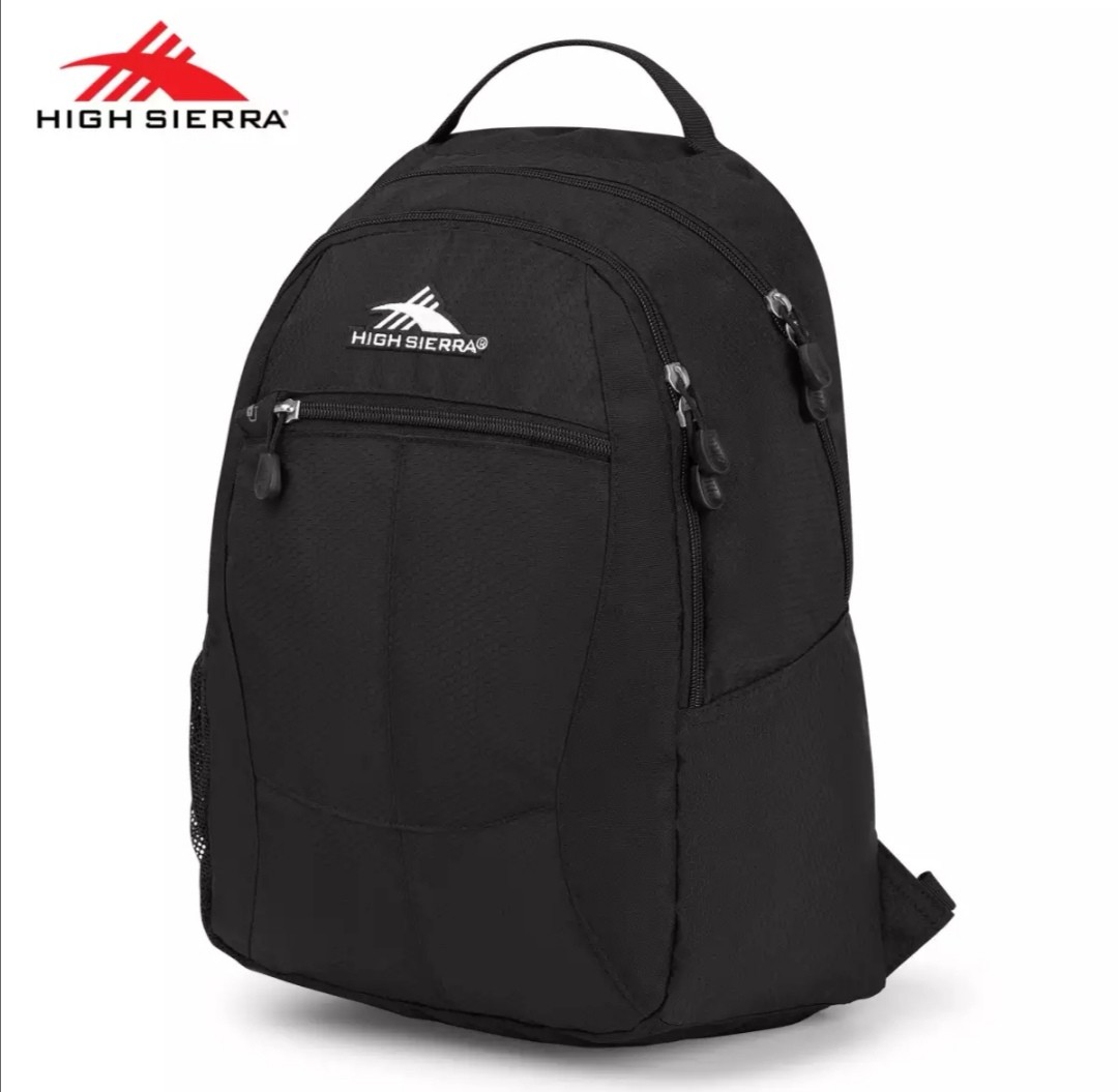 High Sierra Backpack Black, Men's Fashion, Bags, Backpacks on Carousell