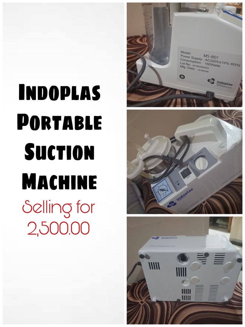 Indoplas Portable Suction Machine, Everything Else, Others on Carousell