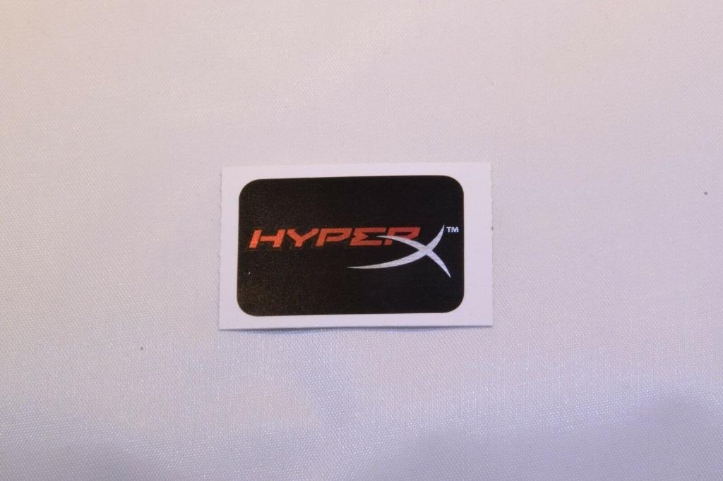 Kingston HyperX Hyper X Sticker Decal Case Badge Logo RAM Memory 37mm ...