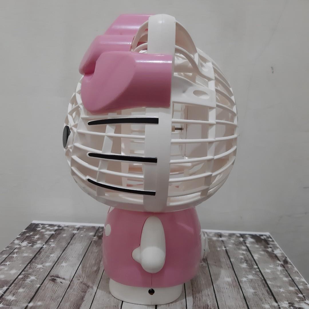 Kipas angin hello kitty (ada dus + kabel utk colok ke listrik ...