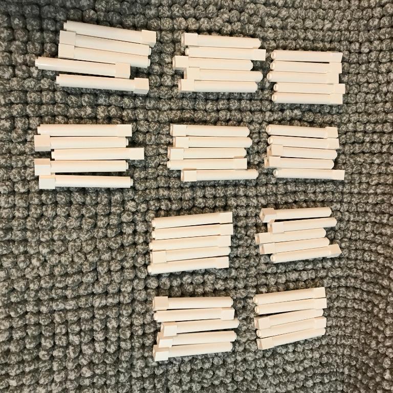 LEGO Brick 柱 Column 1x1x6 white / 6073345 / (10支), 興趣及遊戲, 旅行, 旅遊 - 旅行 ...