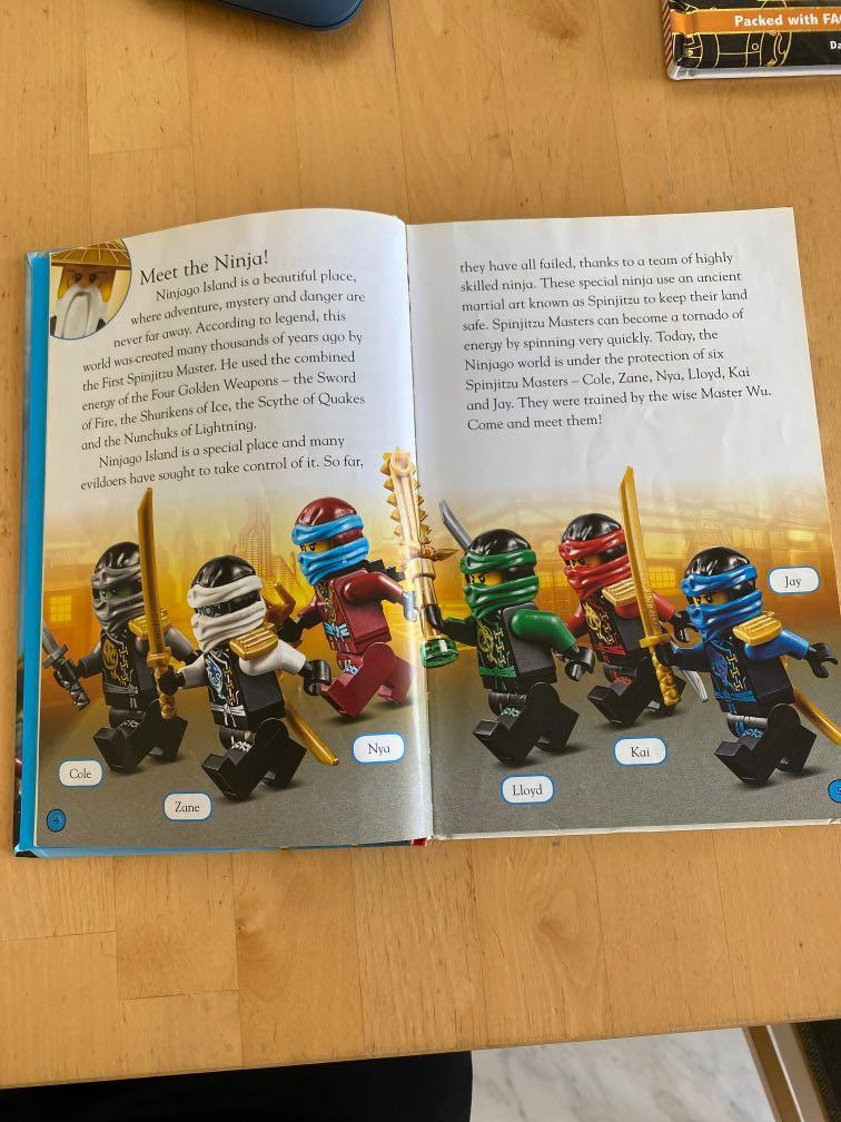LEGO Ninjago hardcover book reading level 4, Books & Stationery ...