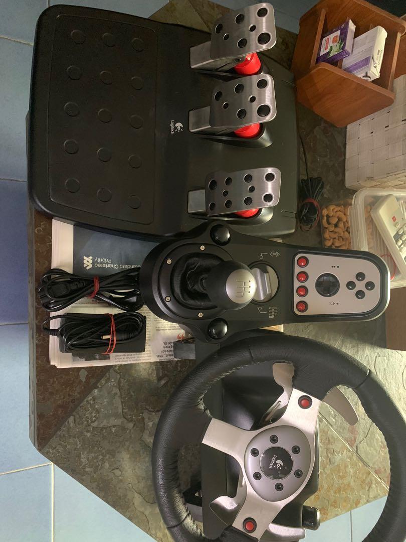 Logitech G25 steering Wheel Racing system compatible for PS3, Video ...