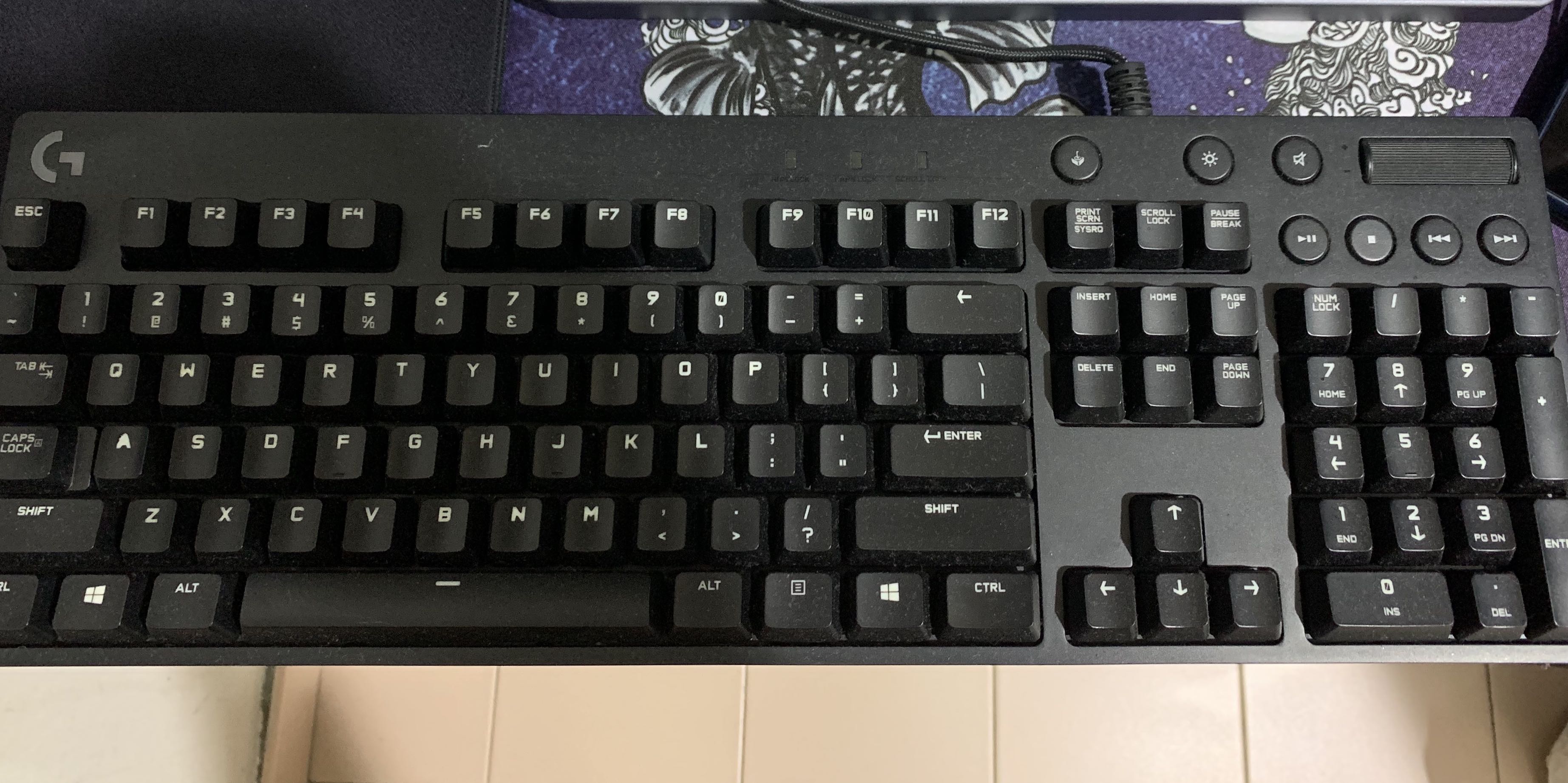 Logitech G610 Brown Switch Full Sized Keyboard, Computers & Tech, Parts ...