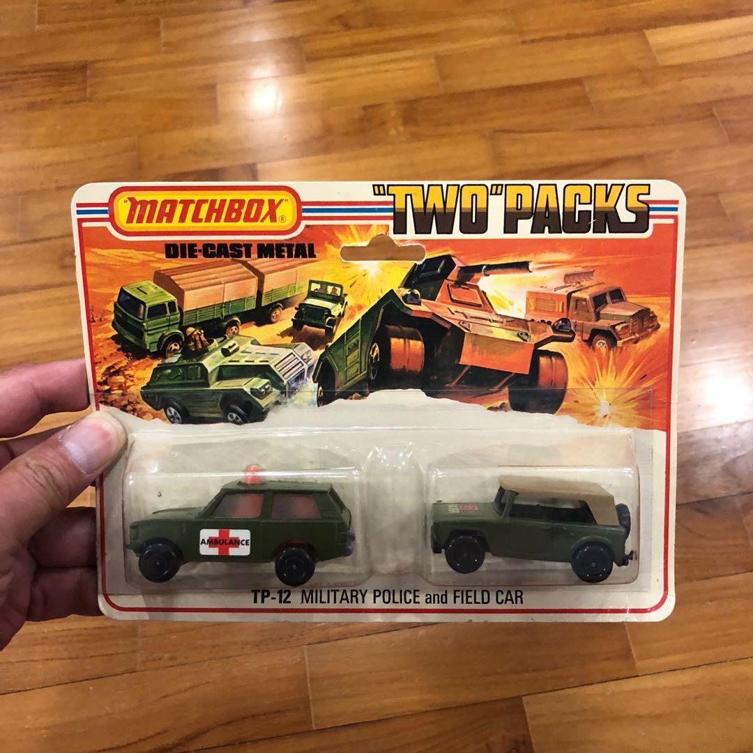 Matchbox Two Packs Military Police & Field Car, Hobbies & Toys, Toys ...