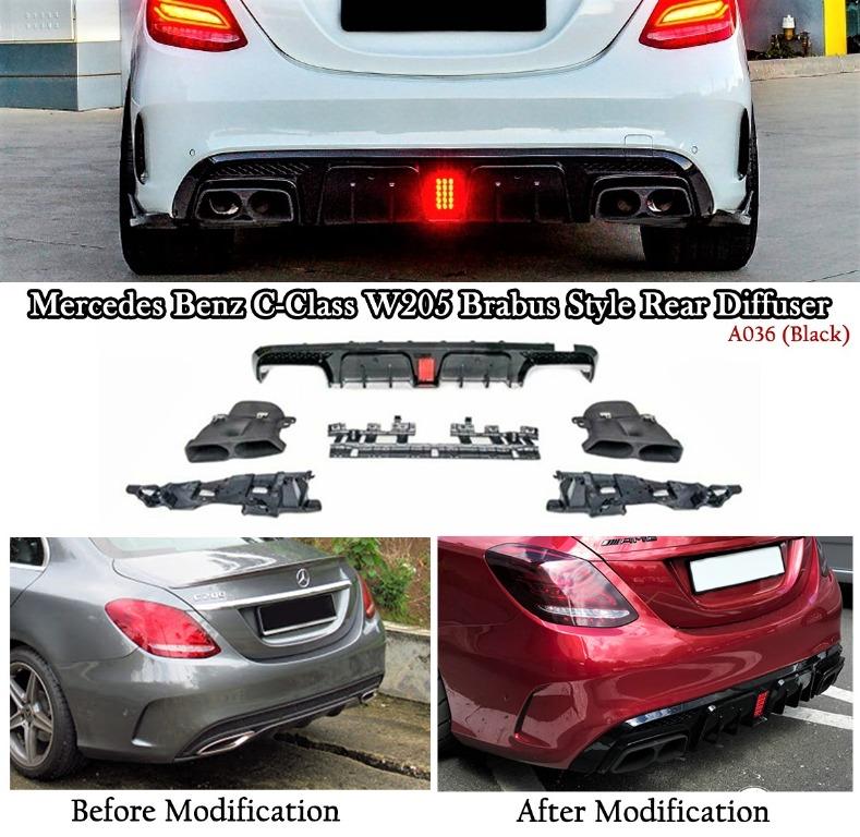 Mercedes W205 Bodykit, Car Accessories, Car Workshops & Services on ...