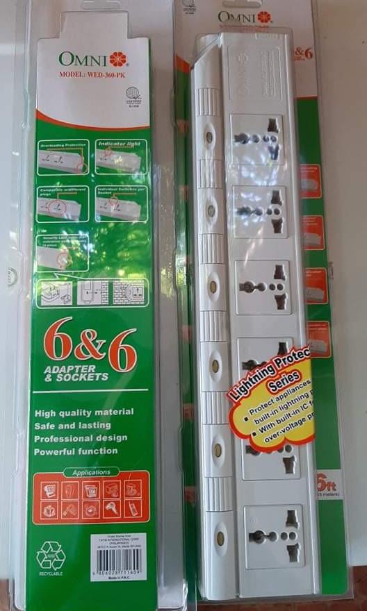 OMNI Adapter and socket switch, Furniture & Home Living, Home ...
