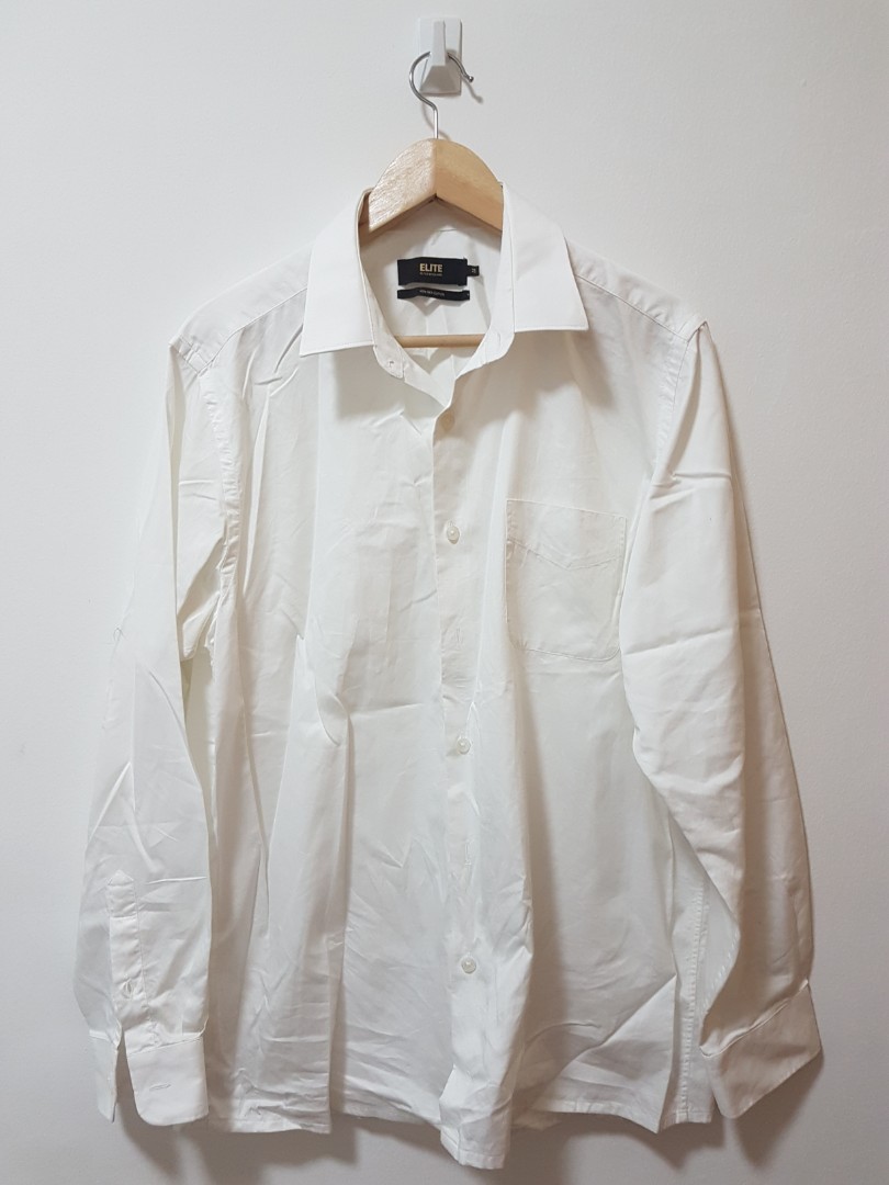 Peter england White formal shirt, Men's Fashion, Tops & Sets, Formal ...