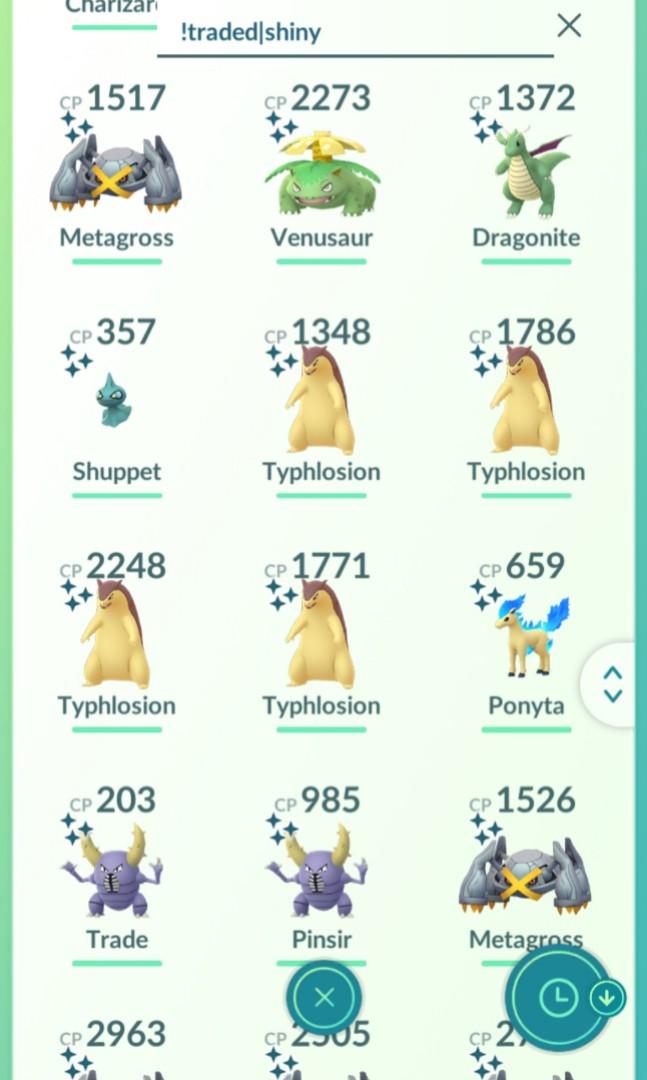 Pokemon Go Shiny/Normal, Video Gaming, Gaming Accessories, Game Gift ...