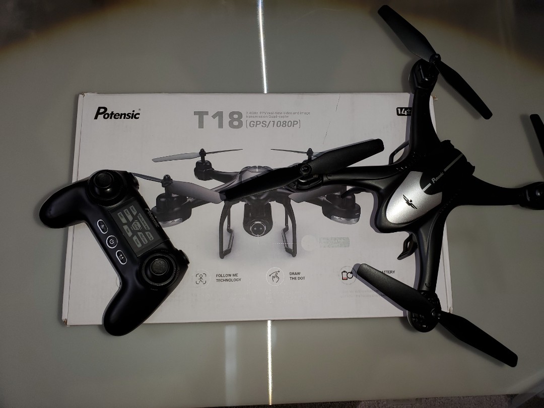 Potensic T18 drone, Hobbies & Toys, Toys & Games on Carousell