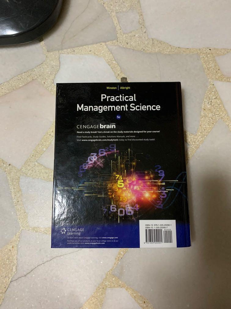 Practical Management Science (5th ed.), Hobbies & Toys, Books ...